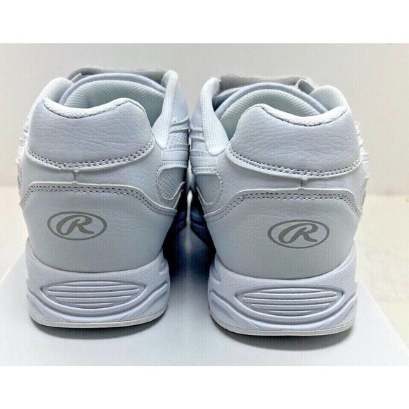 Rawlings | Shoes | Mens Rawlings Marc Ii White Leather Velcro Sneakers ...